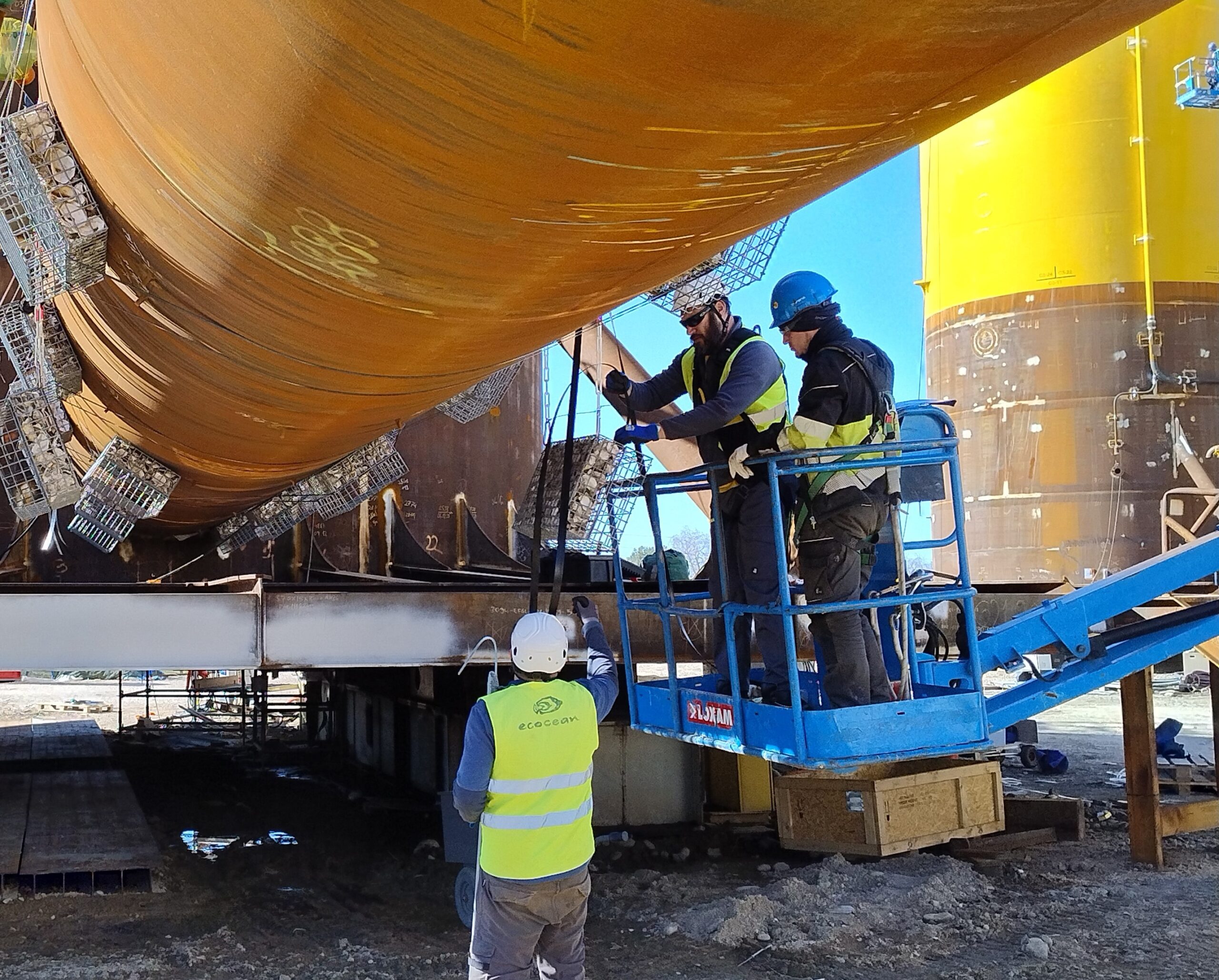 Ocean Winds celebrates the installation of Biohuts© at its EFGL project ...